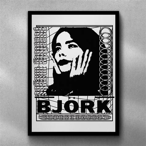 Bjork Poster Post Alternative Rock A3 Print Bjork Wall Print Pj Harvey