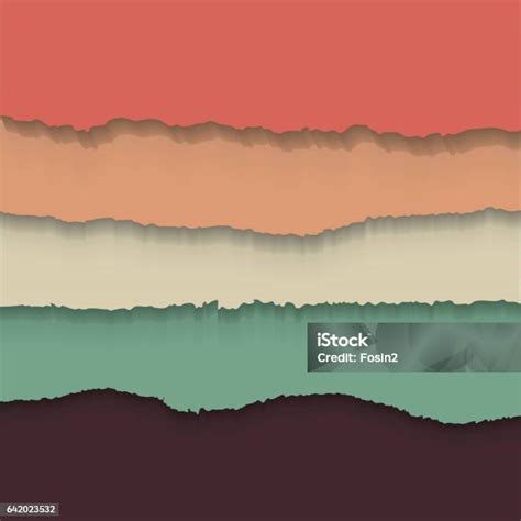 투명 한 현실적인 찢어진된 종이 그림자 효과의 집합 종이에 대한 스톡 벡터 아트 및 기타 이미지 종이 찢기 사진 효과