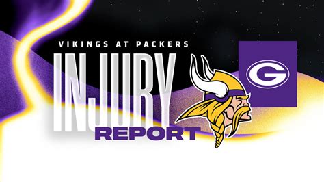 Vikings At Packers Week 8 Injury Report
