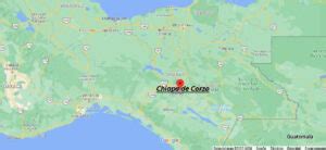 Dónde está Chiapa de Corzo Mexico Mapa Chiapa de Corzo Dónde está
