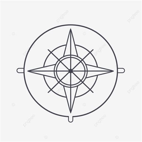 Line Vector Compass Icon Lineal Icon Flv Bold Line Png And Vector
