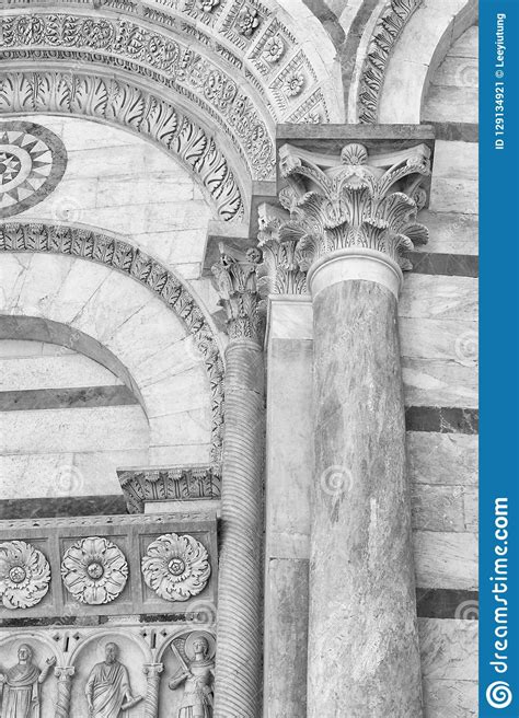 Classical Wall With Columns And Arches Vintage Arcade Background