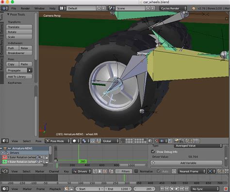 Wheel Rotation Along Path Animation And Rigging Blender Artists Community