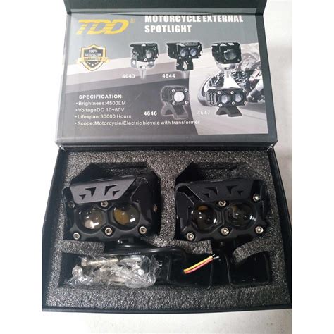 Tdd Mini Driving Light 4644 Dual Led Light Shopee Philippines