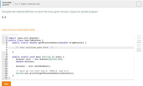 Complete The Method Definition To Return The Hours