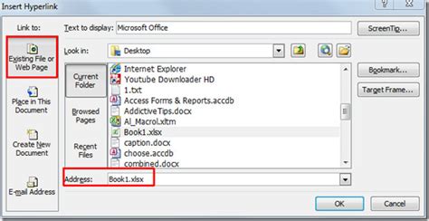 Hyperlinks In Word 2010