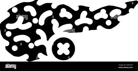 Pancreatectomy Surgery Glyph Icon Vector Pancreatectomy Surgery Sign