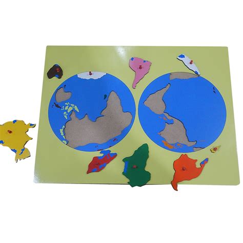 แผ่นต่อภาพแผนที่โลก Puzzle Map Earth Alterace