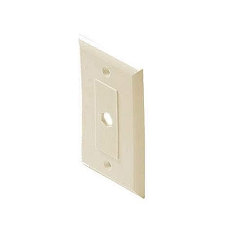 Eagle Wall Plate Ivory Single Hex Hole Decorator Style 1 Socket