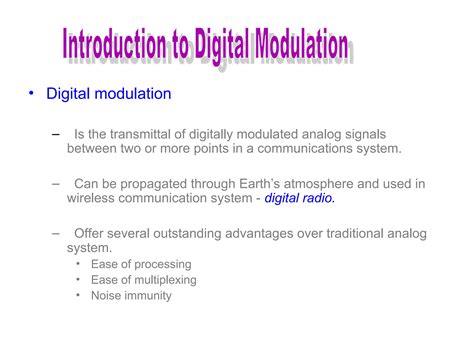 Chapter4 Digital Modulation Part1 1 Ppt Chapter4 Digital Modulation Part1 1 Ppt