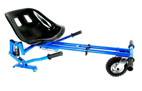 Blue Suspension HoverKart Go Kart Conversion For Hoverboard Segway HK7 SR