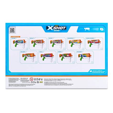 ZURU X Shot Waterpistool Fast Fill Skins Hyperload 500ml Thimble Toys