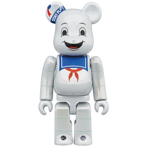 Berbrick Ghostbusters Stay Puft Marshmallow Man White Chrome Ver 100