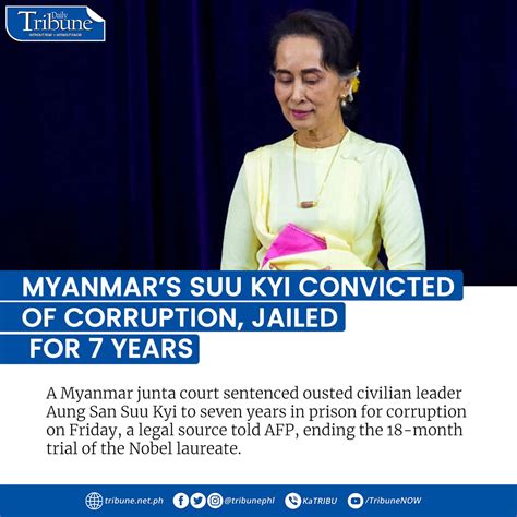 Concept News Central On Twitter Suu Kyi Was Jailed On Five Counts Of