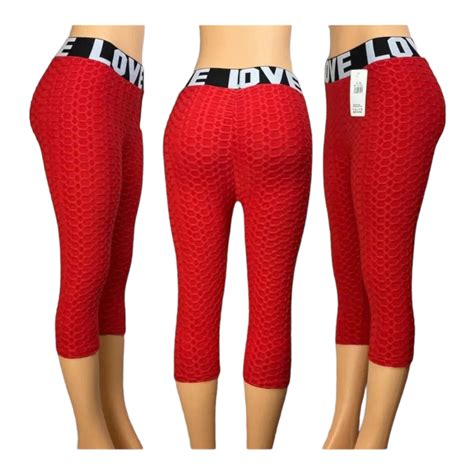 Women Capri Yoga Pants Workout Gym Running Leggings