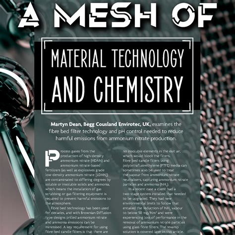 A Mesh Of Material Technology And Chemistry Begg Cousland