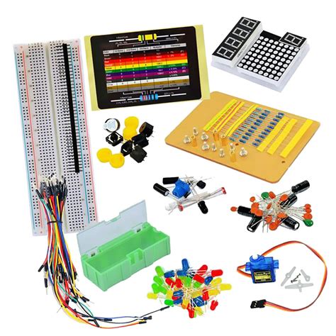 keyes paquete bircolaje kit de piezas electrónicas para arduino