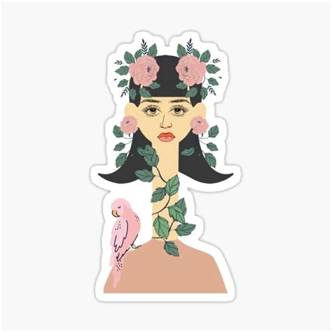 Flower Girl Sticker Sticker For Sale By Lightning Bug Redbubble