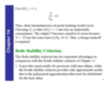 Control System Design Based On Frequency Response Analysis Lecture Notes Design Docsity