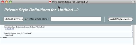 Contexts Can Kernel Specific Variables Be Accessed From Stylesheets