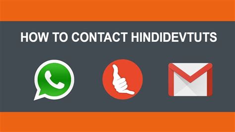 How To Contact Hindidevtuts Hindidevtuts Contact Details Youtube