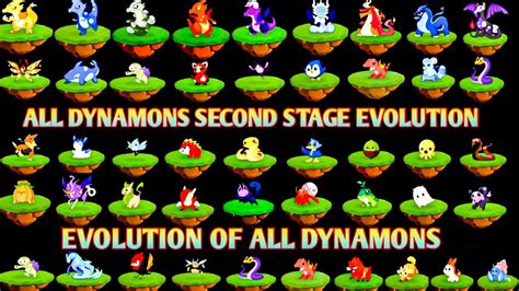 Second Stage Evolution Of All Dynamons In Dynamons World😍 All New And