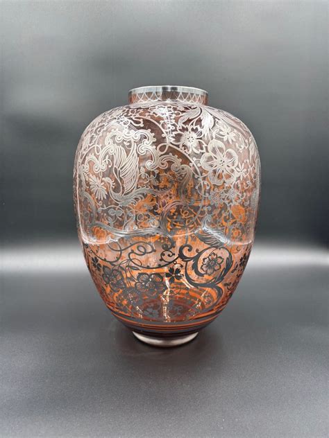 Vase Vase Art Deco Silver Overlay Glass Silver Catawiki