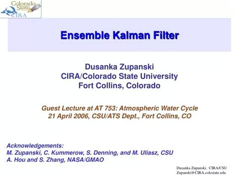 Ppt Ensemble Kalman Filter Powerpoint Presentation Free Download Id 4704381