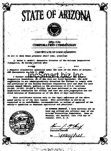 Arizona Corporation How To Incorporate In Arizona For Tax Savings And