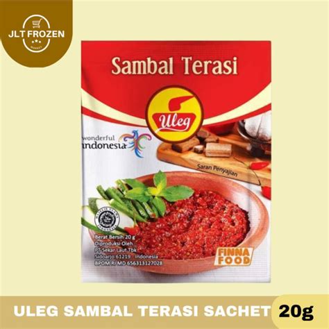 Sambal Terasi Uleg Finna Sachet 20g 1pcs 10pcs Lazada Indonesia