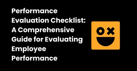 Performance Evaluation Checklist Checklist Gg