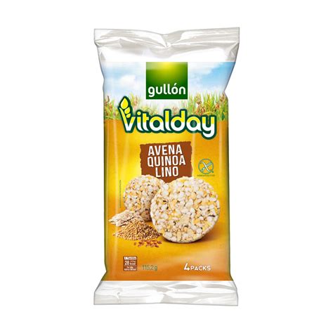 Mercadão Pingo Doce Tortitas de Aveia e Quinoa Vitalday Gullón 4 un