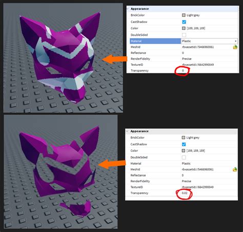 Trying To Import A Mesh With Transparency Texture Works On Normal 3d