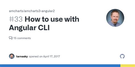 How To Use With Angular CLI Issue 33 Amcharts Amcharts3 Angular2