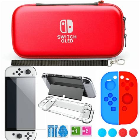 Buy Carrying Case Compatible With Switch Oled Accessories Bundle With