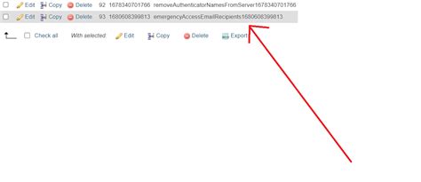 Cant Use Auth Emergencyaccessinvitations Already Exists Error In