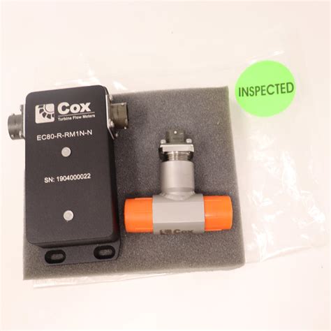 Badger Cox Flow Processor Ec80exact Dual Rotor Turbine Flow Meter Cdl