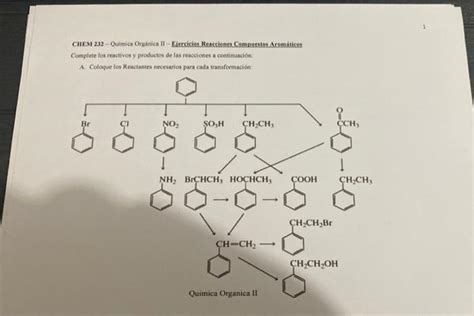 Solved Fill In The Reactans And Products Of The Reactions