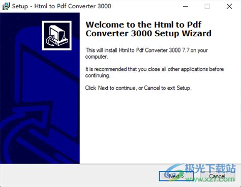 Html to Pdf Converter 3000下载 html转换PDF软件v7 7 官方版 极光下载站