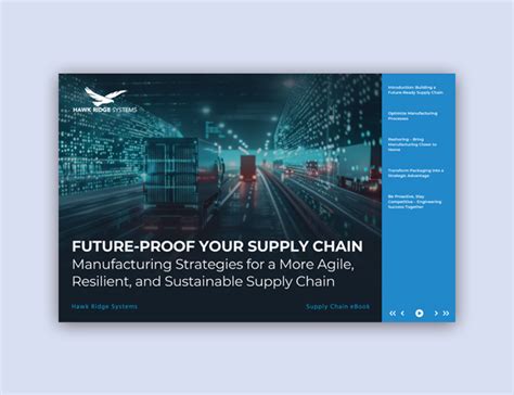 Future Proof Your Supply Chain Manufacturing Strategies For A More Agile Resilient And