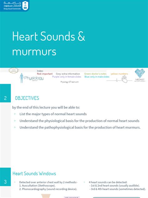 Heart Sounds Pdf