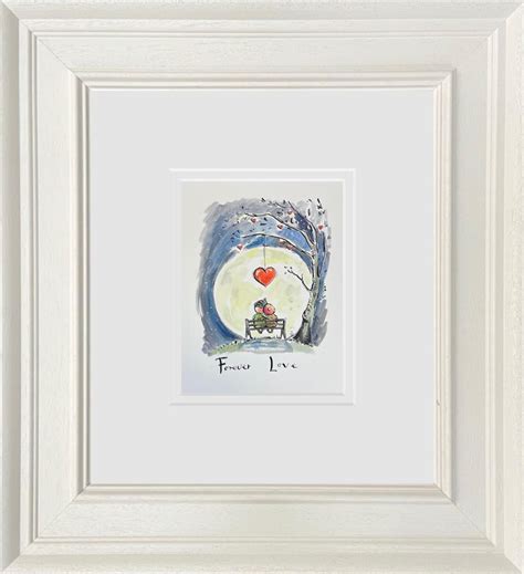 Forever Love By Michael Abrams Limited Edition Mixed Media At