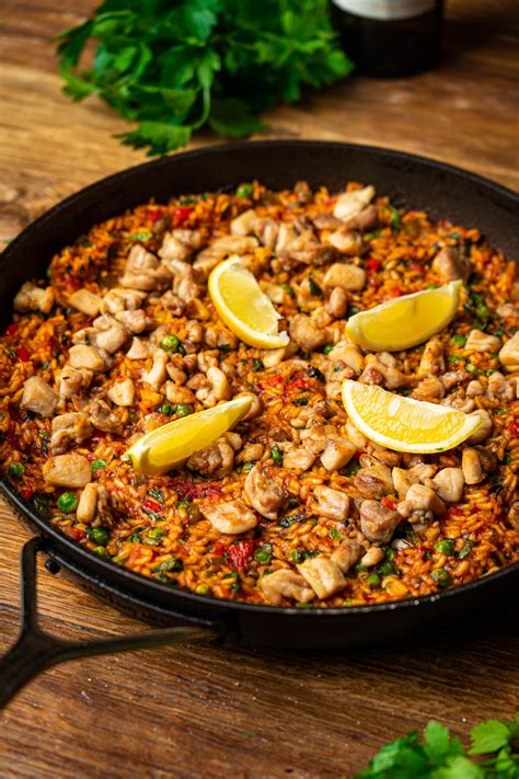 Heerlijke Paella Met Kip