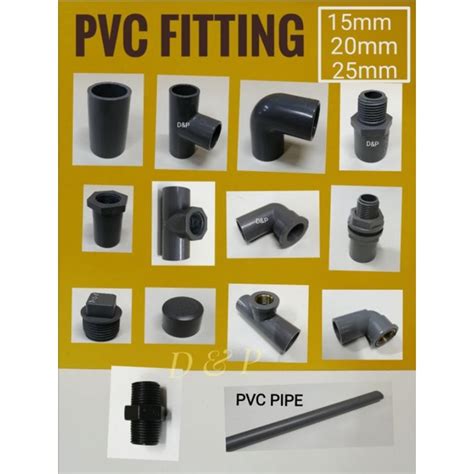 Pvc Fitting Socket Elbow Tee Penyambung Paip Shopee Malaysia