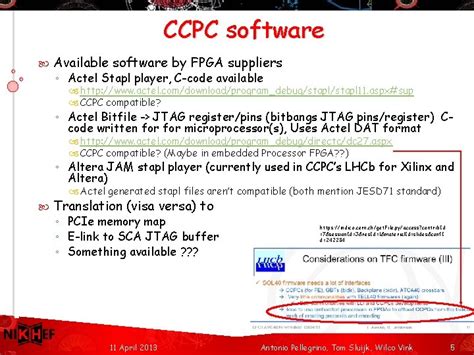 Programming Fpga Through The Gbtsca Reconfigure Fpga Through