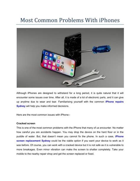 Most Common Problems With IPhones