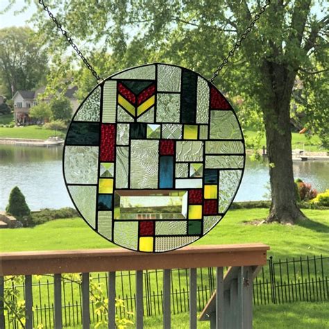 Prairie Style Stained Glass Etsy