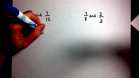 Finding Lcd And Equivalent Fractions Youtube