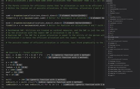 is there a way to have a variable explorer in julia new to julia