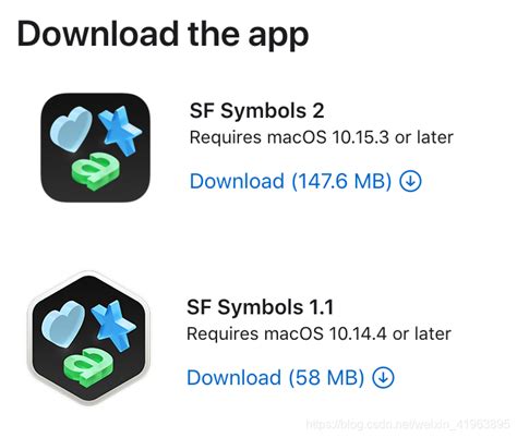 分享一个ios系统图片库app Sf Symbols 下载地址sf Symbols图标库下载 Csdn博客